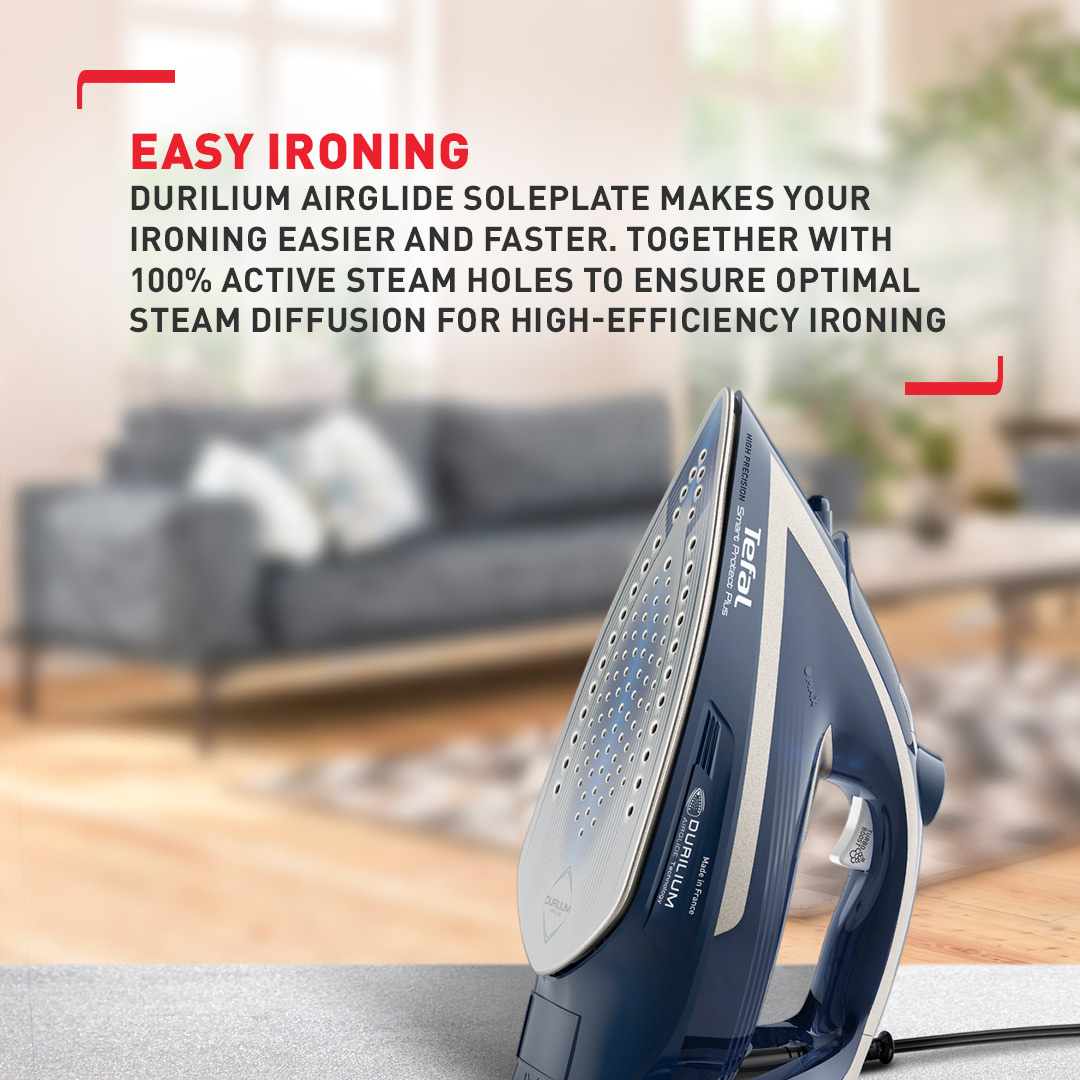 [NEW] Tefal 2800W Steam Iron Smart Protect Plus FV6872 No Temp Setting ...