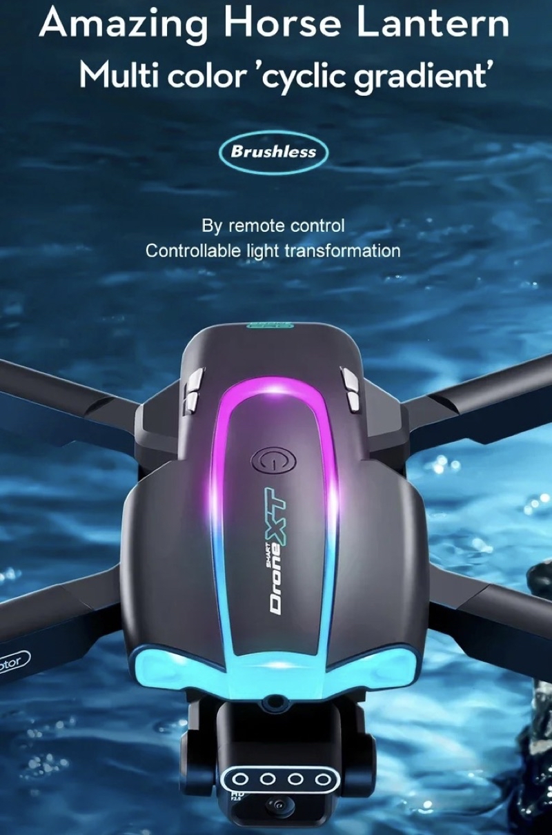[ANTI-LANGGAR]FEO XT105 Drone 6K Dual Cam Brushless 5G WiFi FPV ...