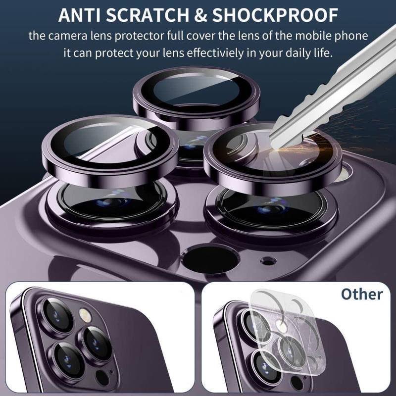 Sapphire Camera Lens Compatible with iPhone 17 16 15 14 13 12 11 Pro ...