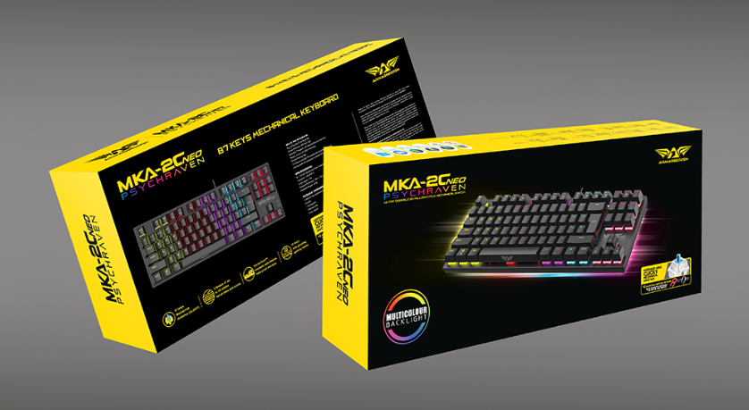 Armaggeddon MKA-2C Neo Psychraven Wired USB Gaming RGB Mechanical ...