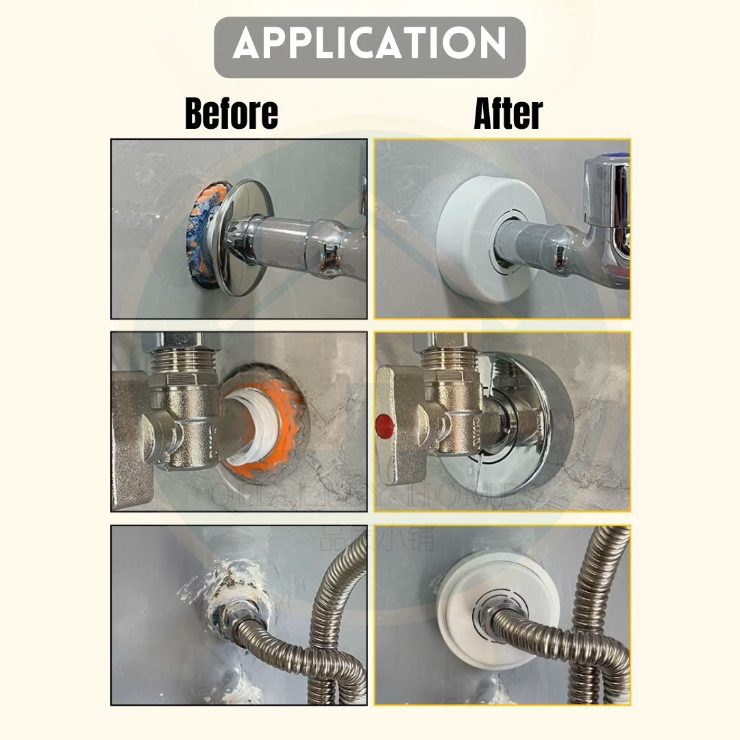 Quality Homes Bathroom Water Tap Faucet Decorative Cover, Adjustable ...