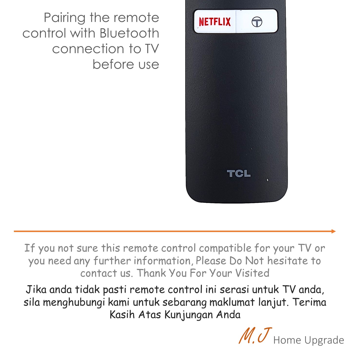 *High Quality* TV Remote Control For TCL Android TV With Voice Function ...