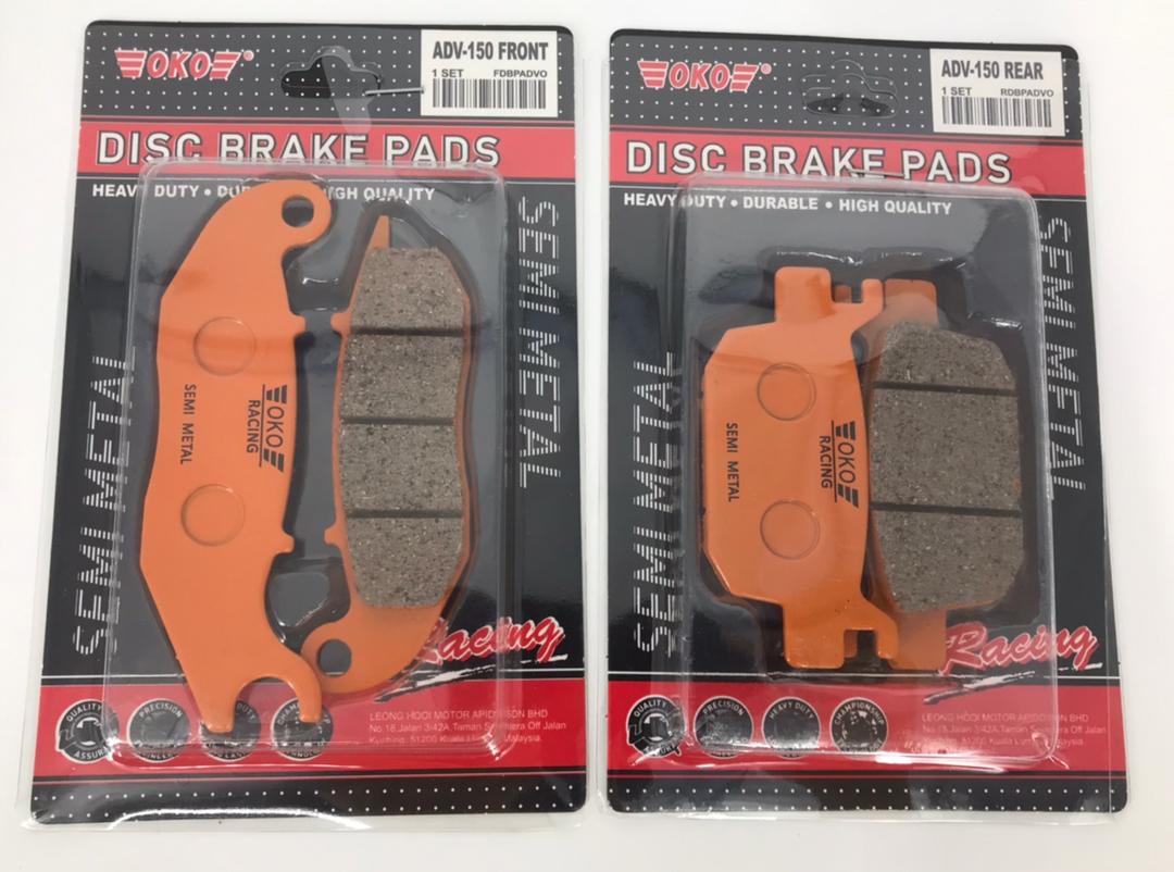 OKO DISC BRAKE PAD ( FRONT & REAR ) ( ADV150 ADV160 VARIO150 VARIO160 ...
