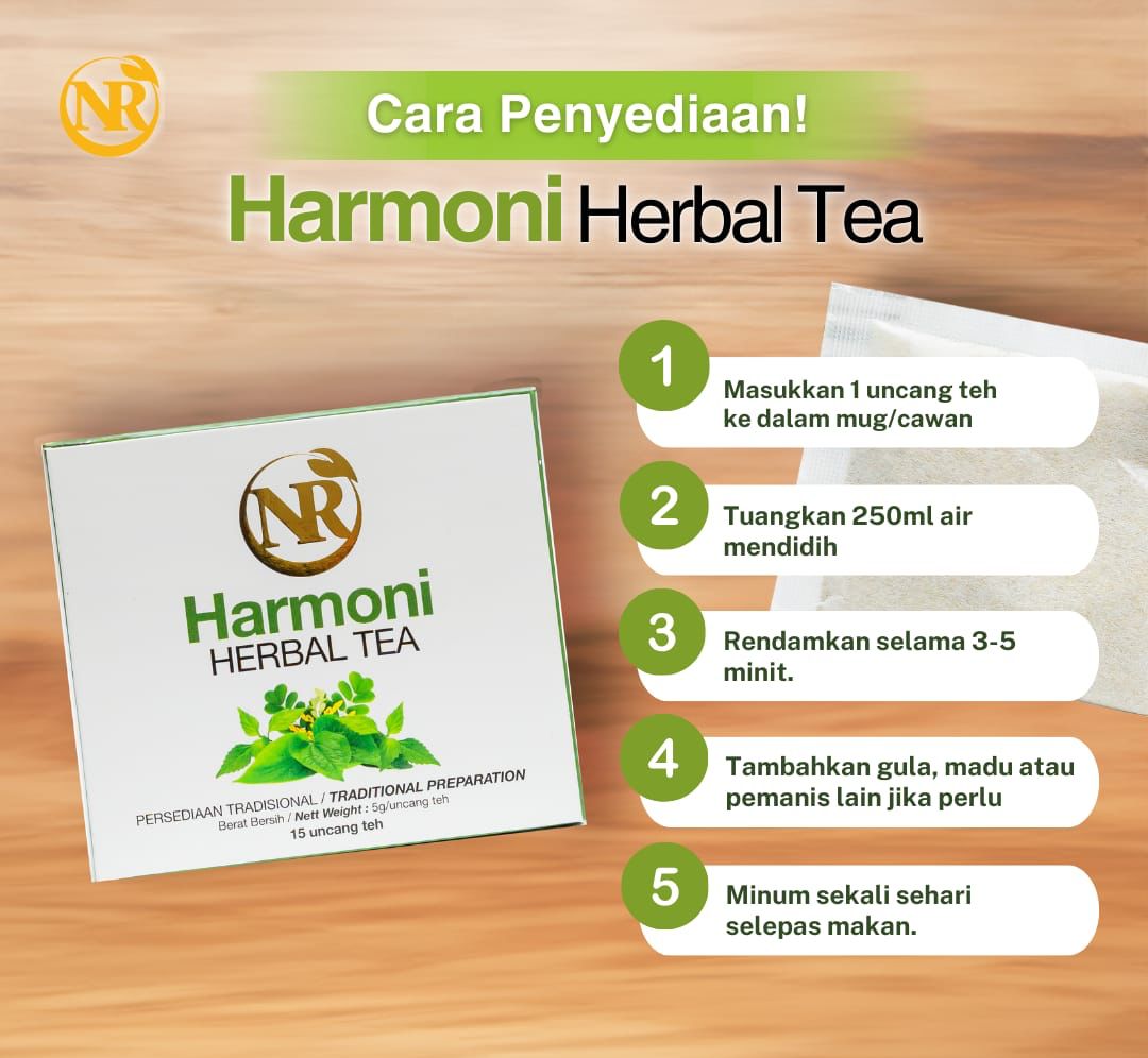 NR Nona Roguy- Harmoni Herbal Tea (15 Sachets/ Box) | Shopee Malaysia