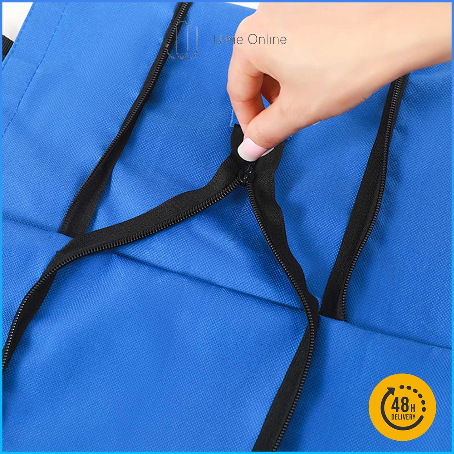 U.me Troli Beg Beroda Foldable Shopping Grocery Trolley Nylon Bag ...