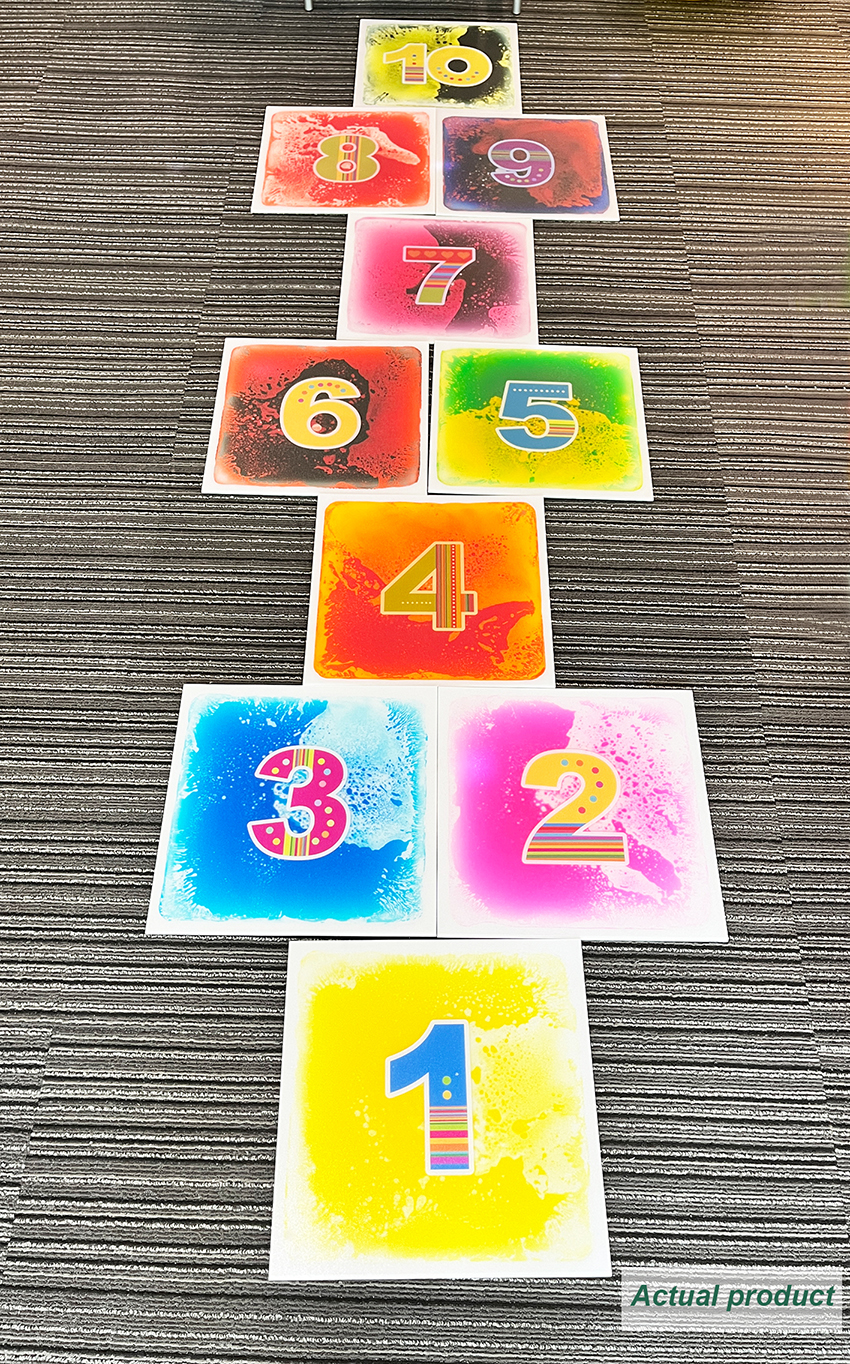 Sensory Liquid Gel Floor Tiles for Autism, Early Learning Toys ...