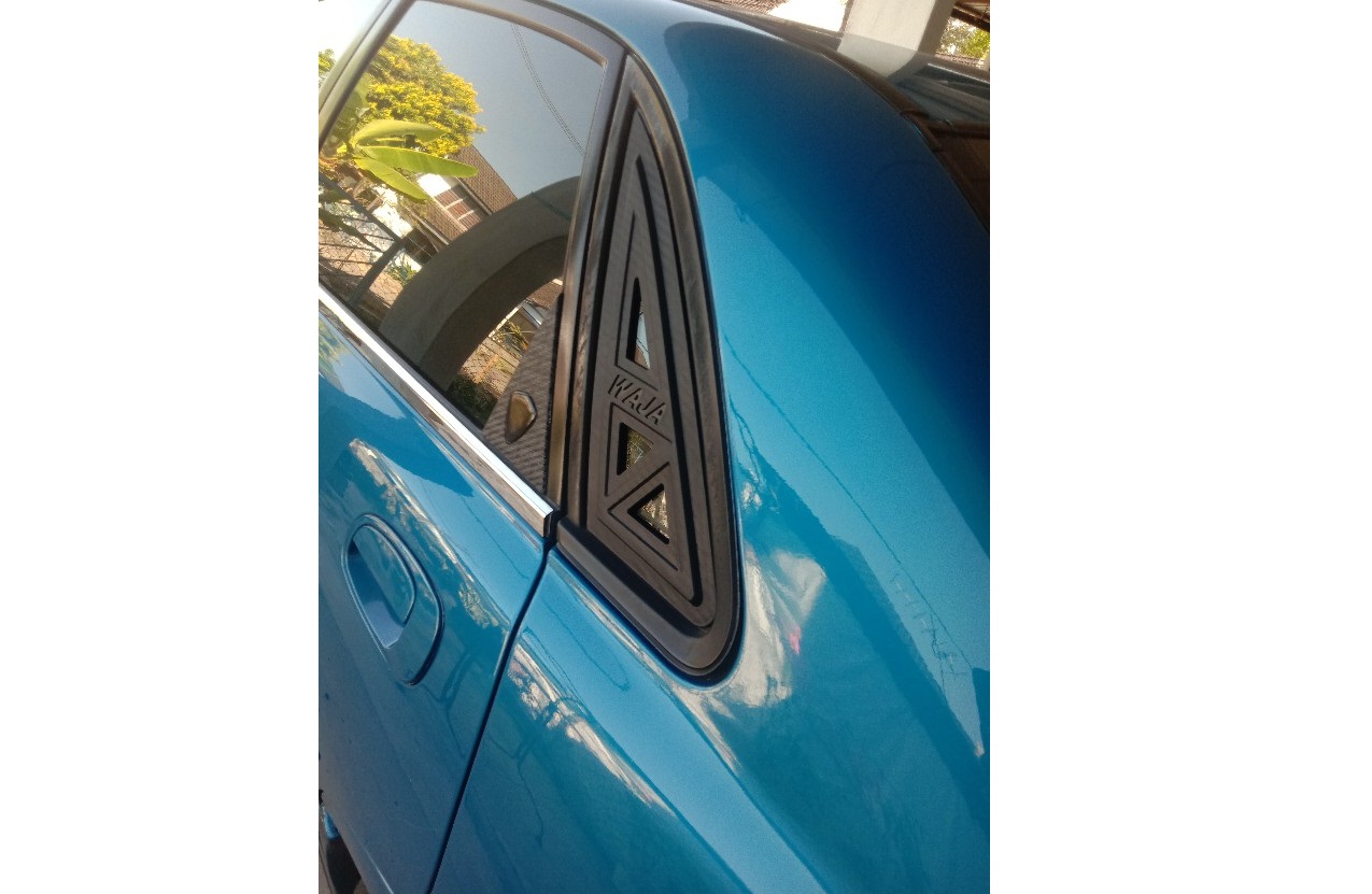 Proton Waja Carbon Window Cover Rear Side Mirror Cermin Kecil Sun Shade ...