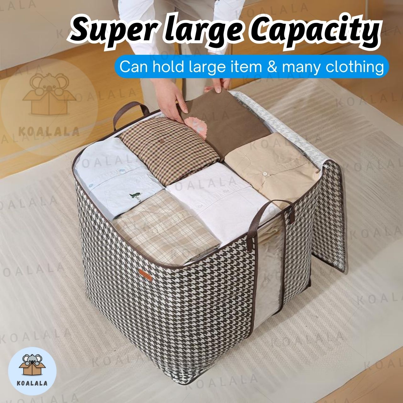 Fabric Storage Box Clothes Organizer Storage Boxes Clothes Storage ...