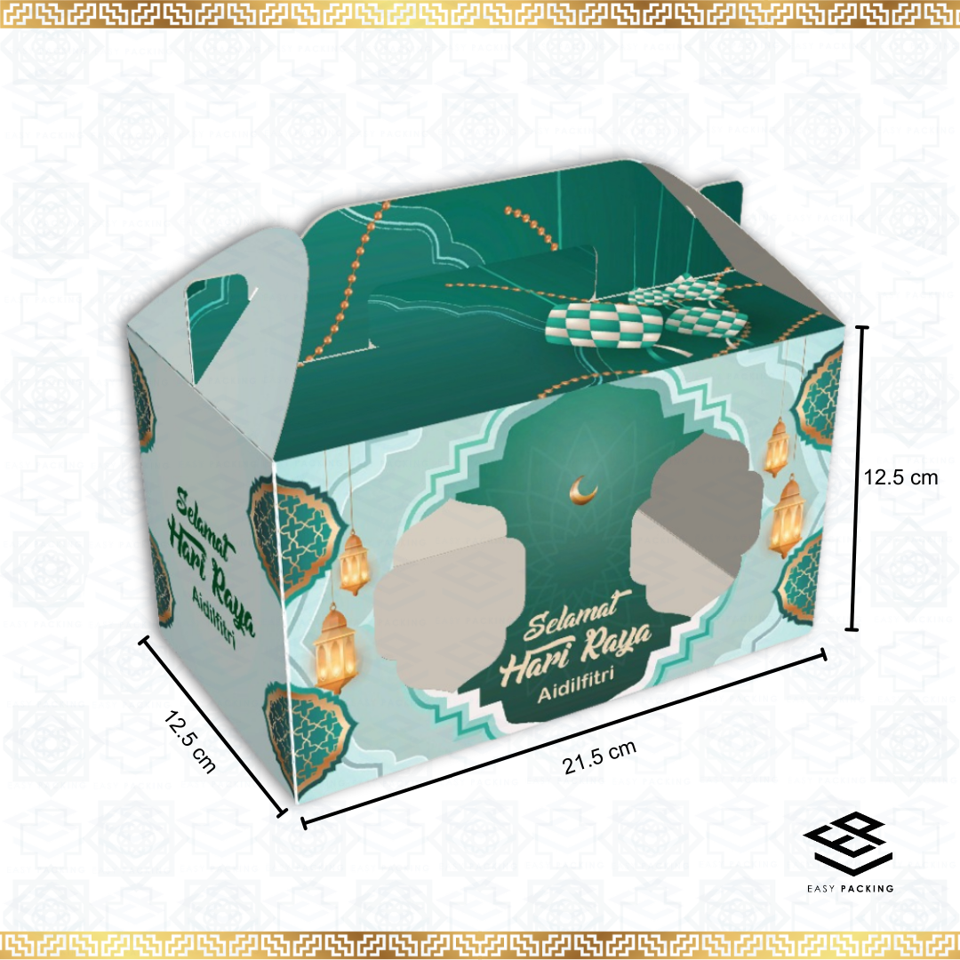 2025 New Design HOT ITEM Hari Raya Handle Box Hari Raya Gift Box Kotak ...