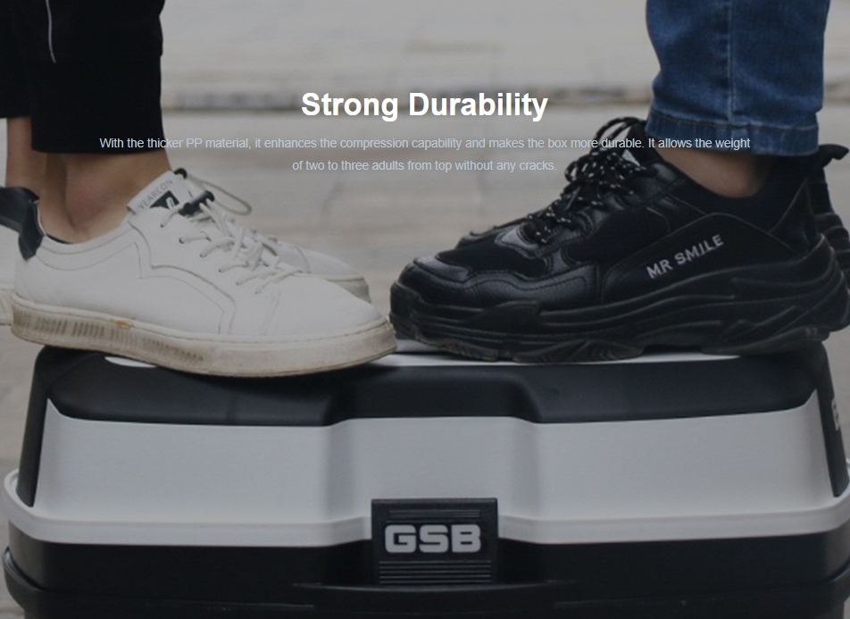 47L Box GSB Box Motor Top Box Motorcycle Storage Waterproof Givi Style ...