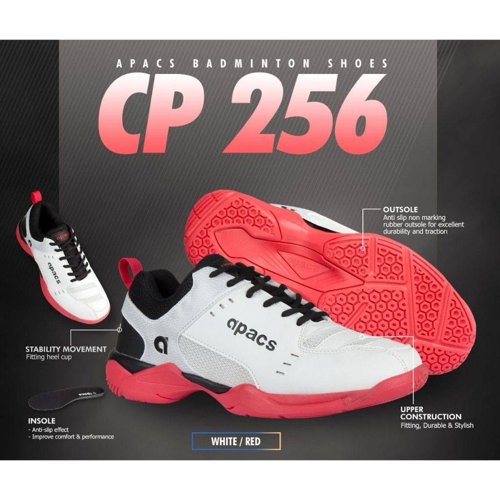 APACS Badminton Shoes CP 256 Indoor/Court Shoes Badminton ( 100% Original ) | Shopee Malaysia