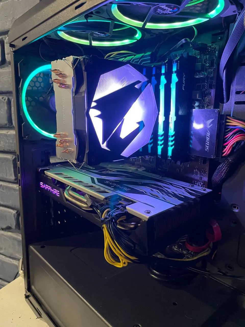 Computer Case Acrylic Fan Cover 12CM Chasis Filter Cover Asus Rog Tuf ...