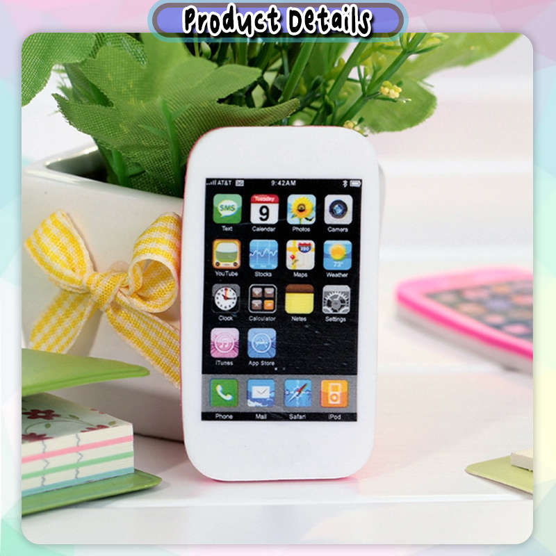 [Little B House] Cute Mobile Phone Shape Eraser Stationery Students Kid ...