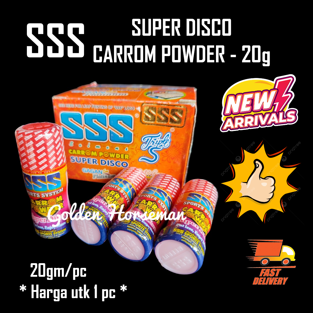 🔥🆂🅰🅻🅴🔥 20g DISCO Carrom Powder (1pc) Bedak Karom Serbuk Kaca Karom ...