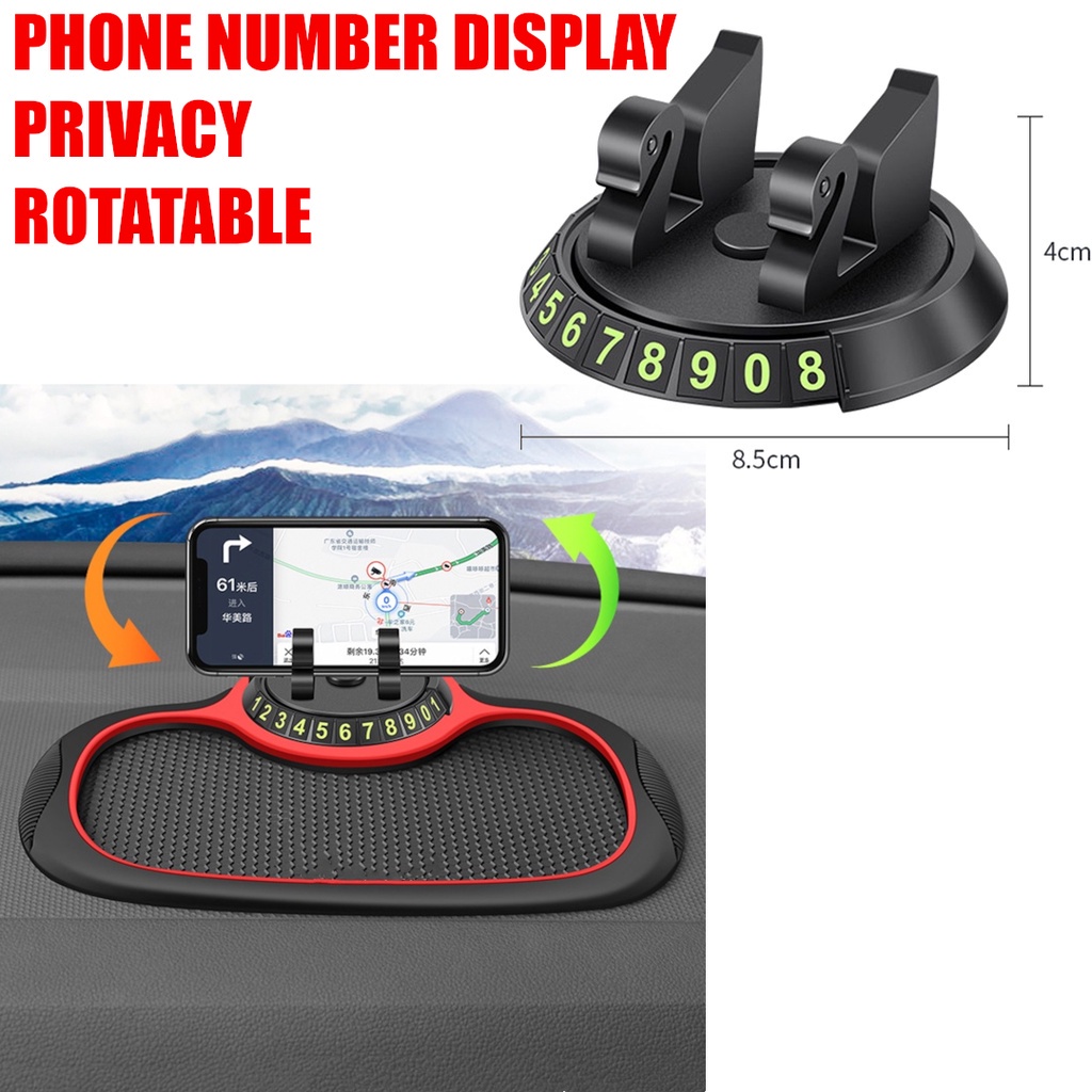 Sticky Mat Anti Slip Magic Mat Pad Car Dashboard Temporaly Parking ...