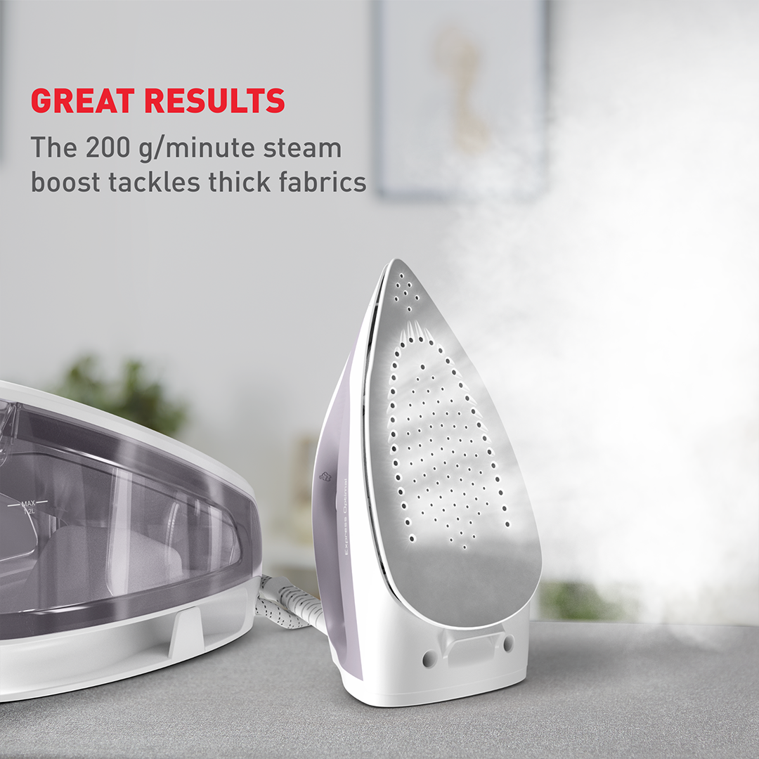 🚚 FREE SHIPPING 🚚 Tefal Express Compact Steam Generator Iron (2600W ...