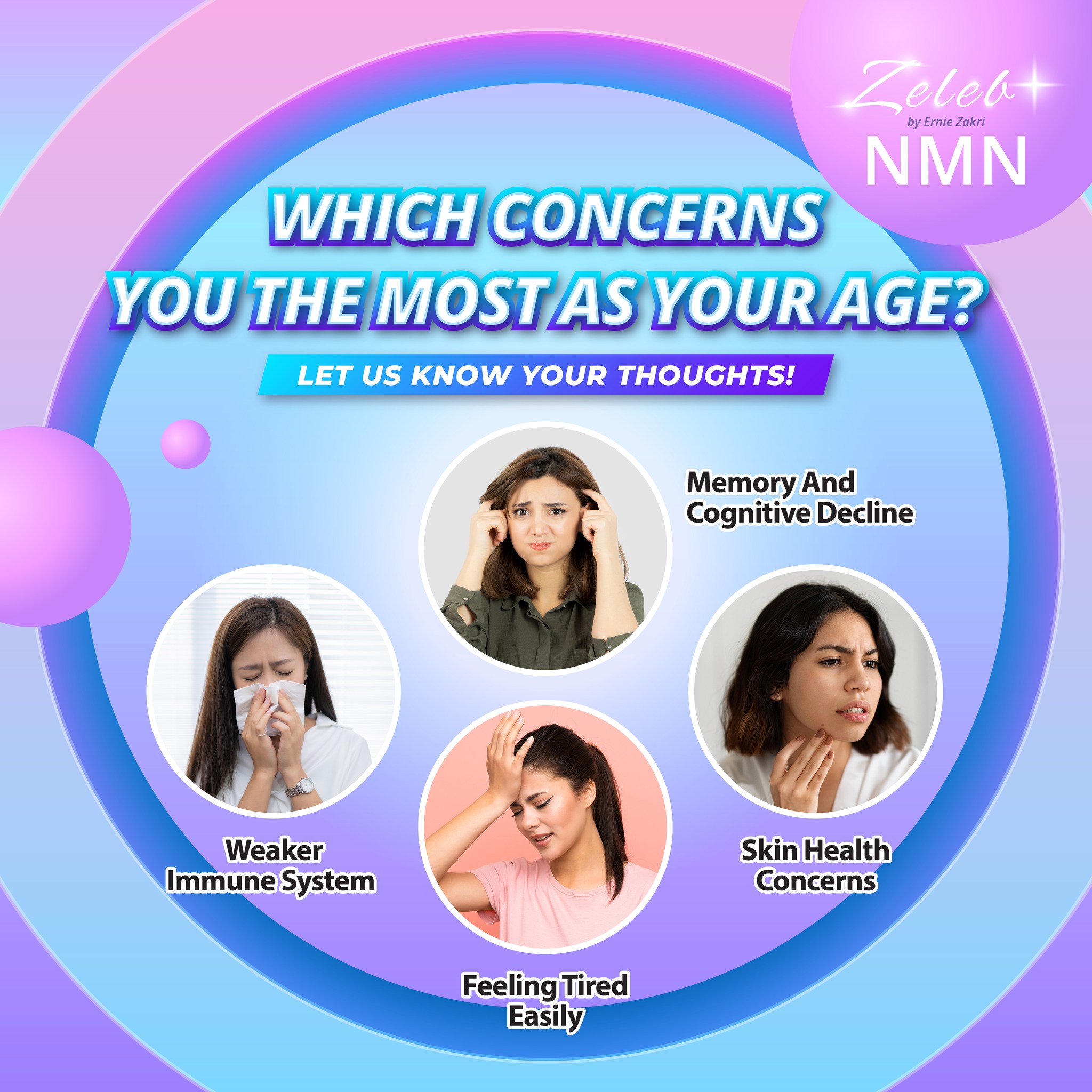 Zeleb+ NMN (7/14/30 Sachets) 250mg of 99% Pure NMN (For Elevate Energy, Slow Down Aging, Improve ...