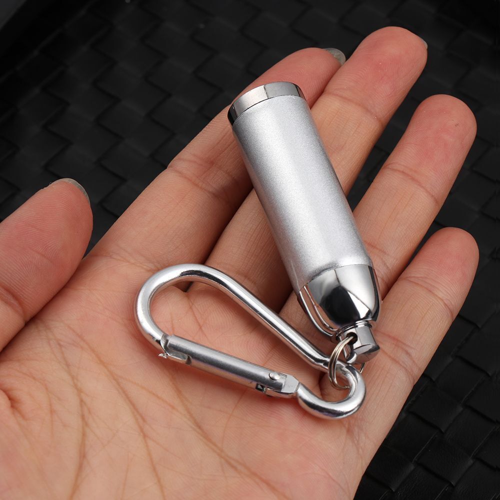Mini LED Torch Light Adjustable Projector with Keychain Hook 1W Pocket ...