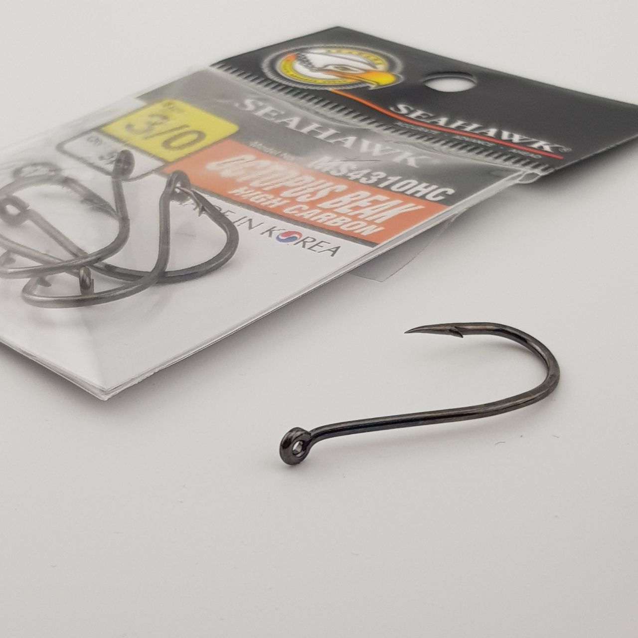 (Size 2-3/0) Seahawk MS4310HC Octopus Beak High Carbon Fishing Hook ...