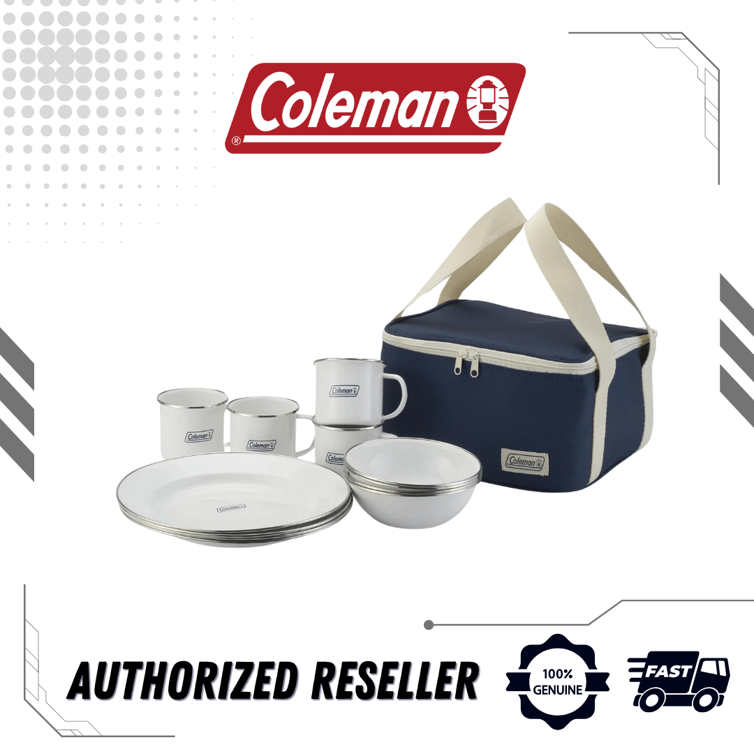 Coleman Enamel Dishware Set (Original) | Shopee Malaysia