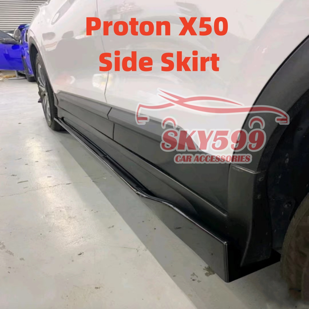 Proton X50 Front Bumper Diffuser Lip Wrap Angle Splitters Side Skirt ...
