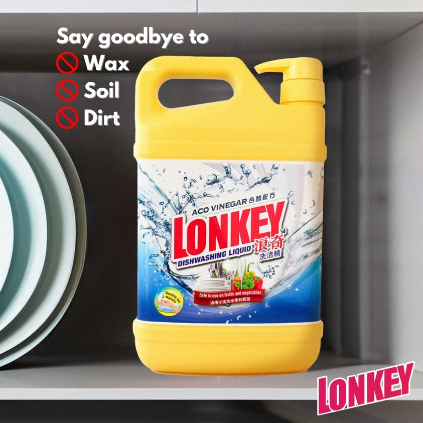 LONKEY Dishwashing Liquid 900g / 1.8kg | Shopee Malaysia