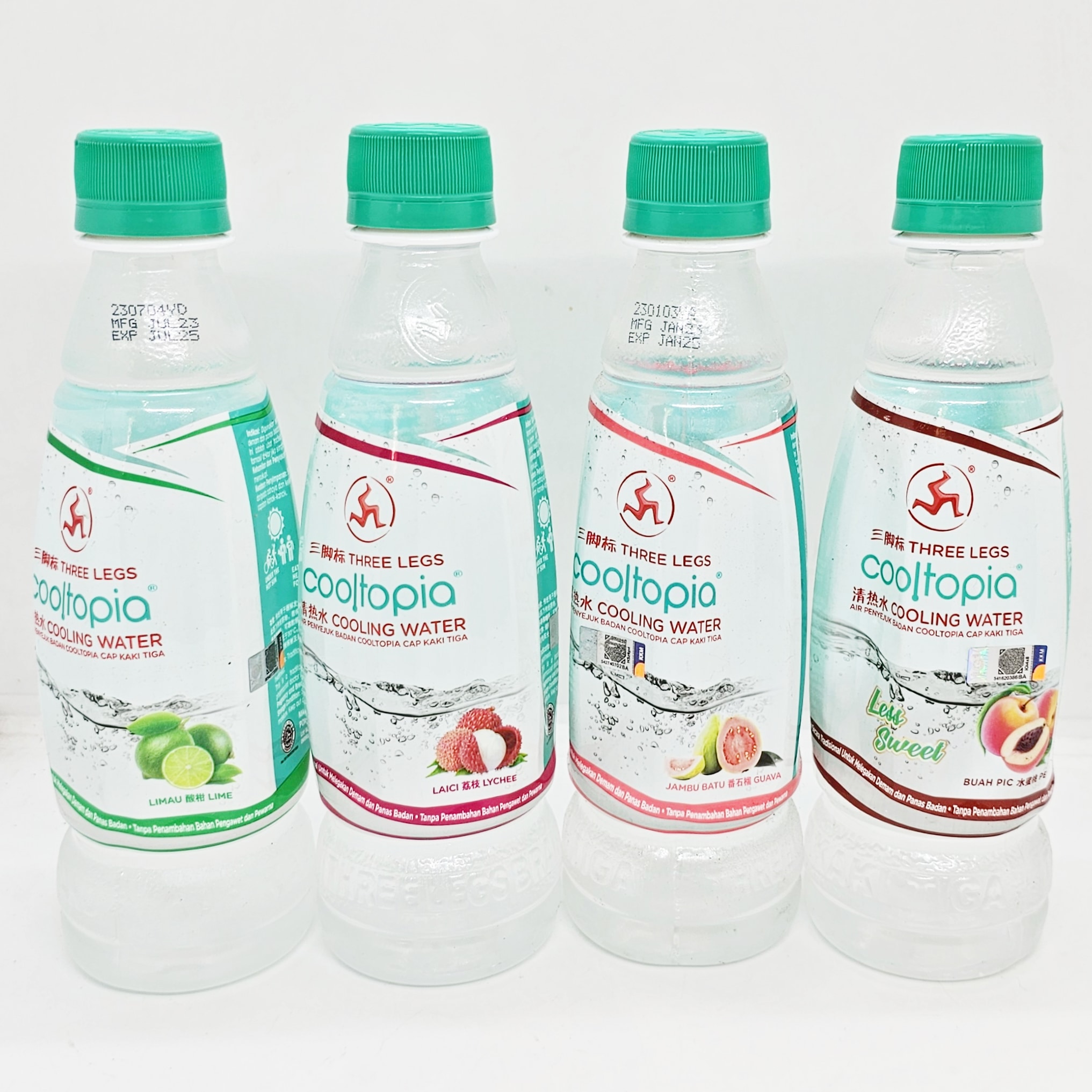 Cooltopia Cooling Water (320ml / HALAL) Limau / Laici / Guava / Peach ...