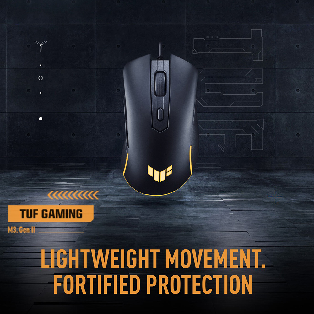 ASUS TUF Gaming Gear Combo TUF Gaming Mouse M3 and TUF Gaming Keyboard ...