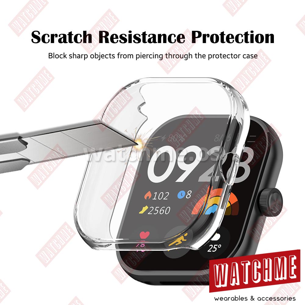 Xiaomi Redmi Watch 5 / Watch 4 Protector Case, 2in1 Soft Casing With ...