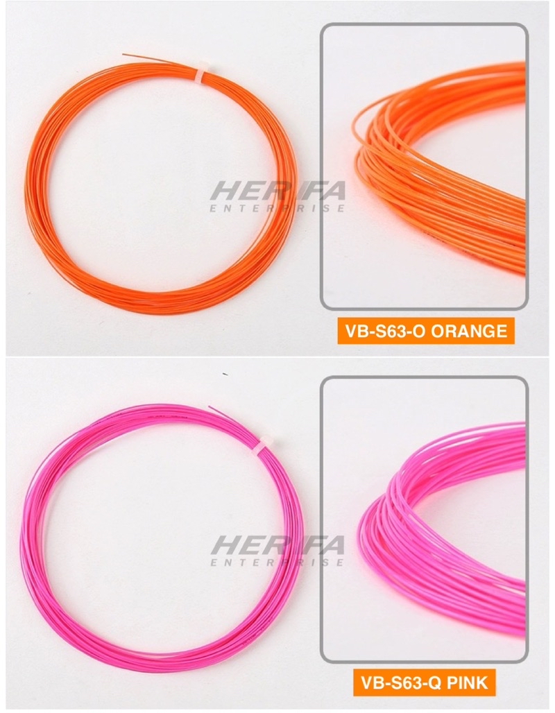 VICTOR VBS-63 Badminton String 100%ORIGINAL Made in Japan 7colour Tali ...