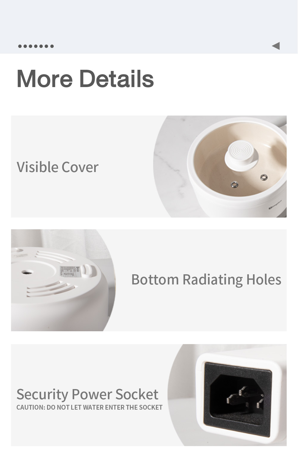 Simplus Multi Cooker Non Stick Ceramic Coating Mini Electric Multi ...