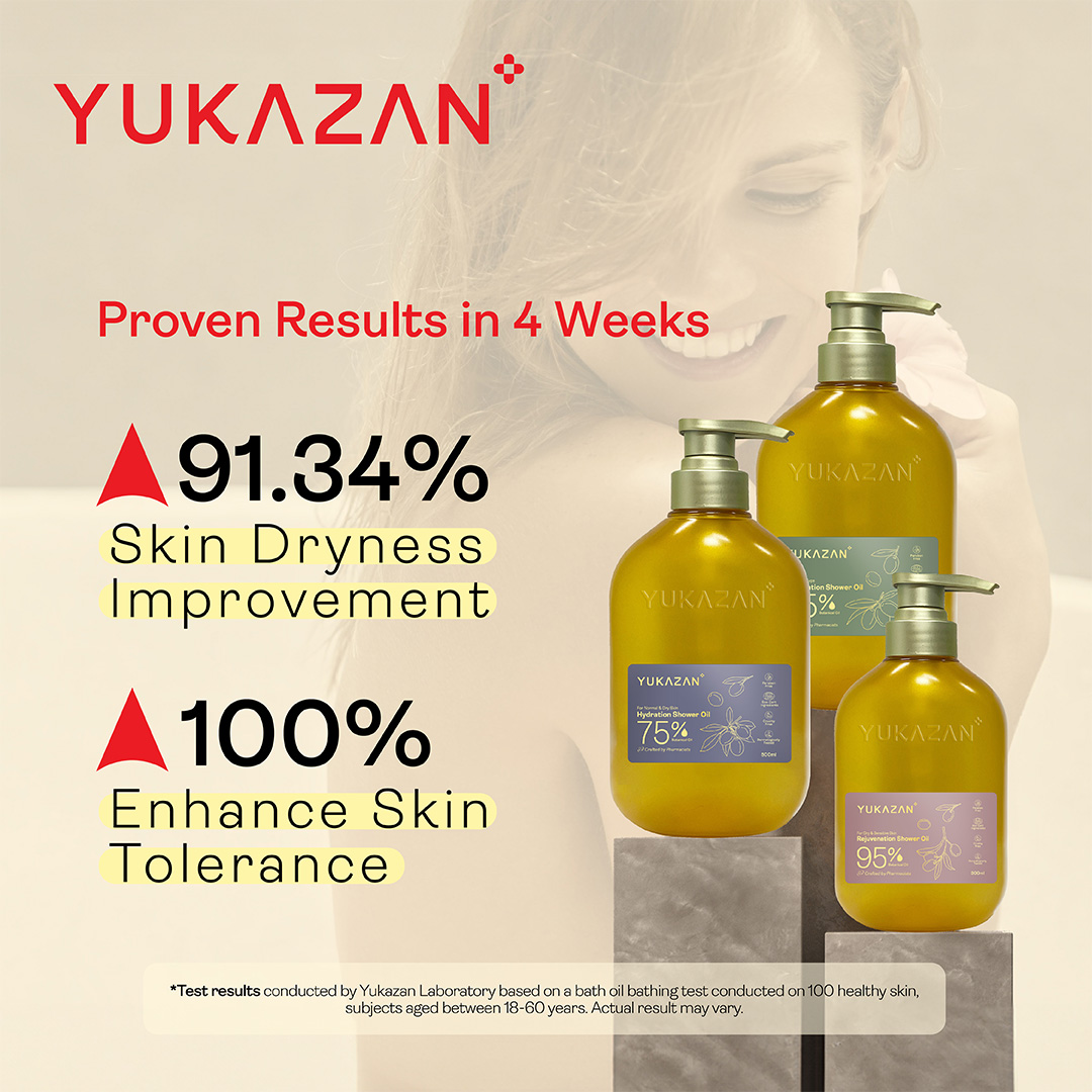 Yukazan 75% Hydrating Shower Oil (500ml) | Shopee Malaysia