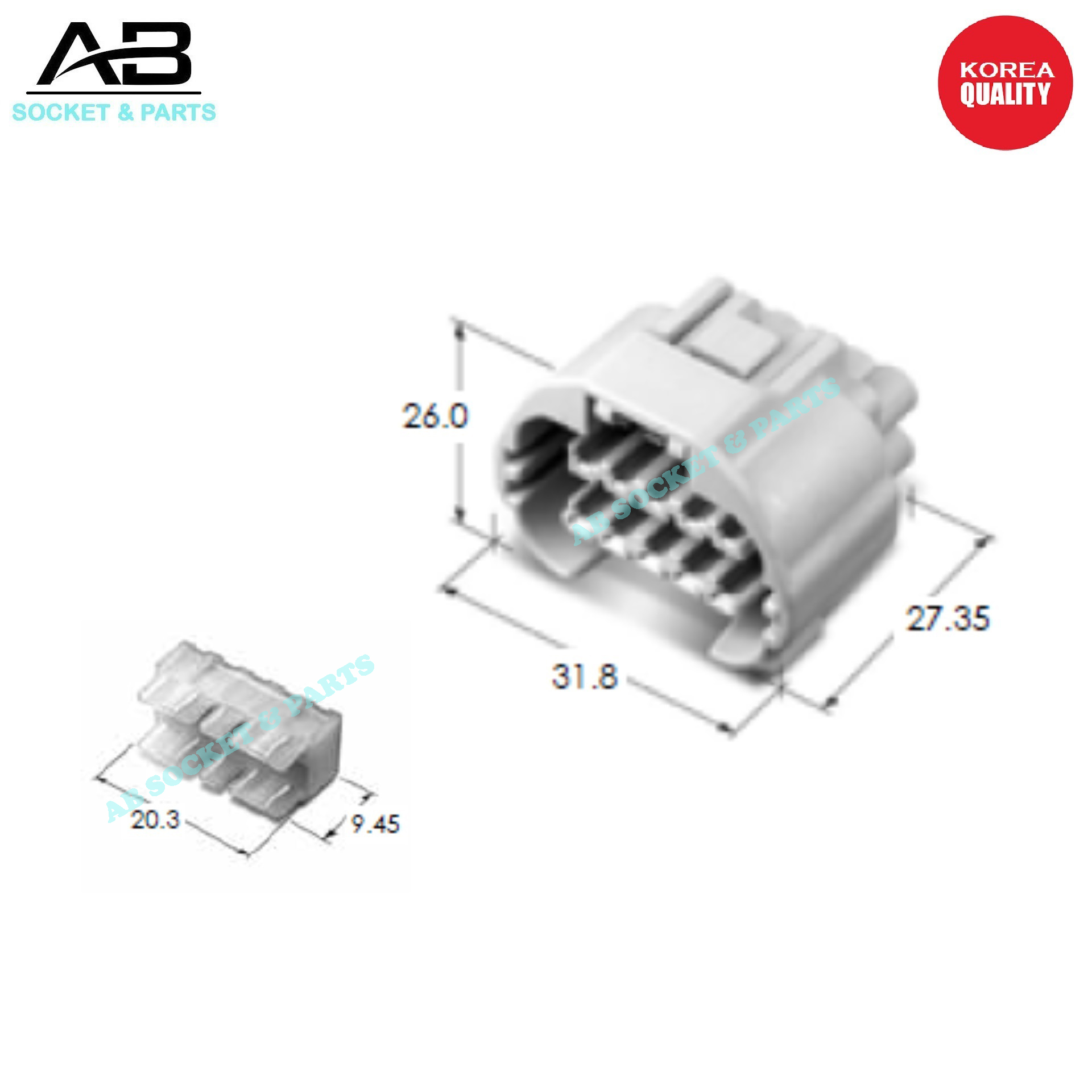 10 Pin Nissan X-Trail Navara Gearbox Socket Connector | Shopee Malaysia
