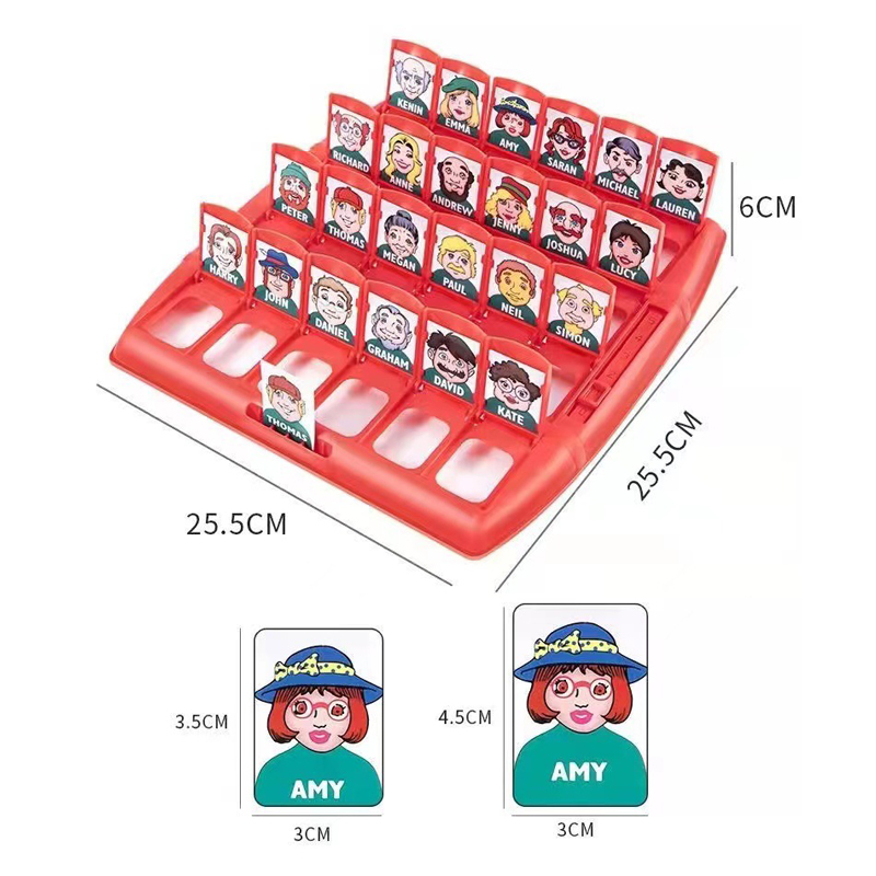 Guess Who Is It ? Kids Board Game Funny Family Guessing Table Game ...