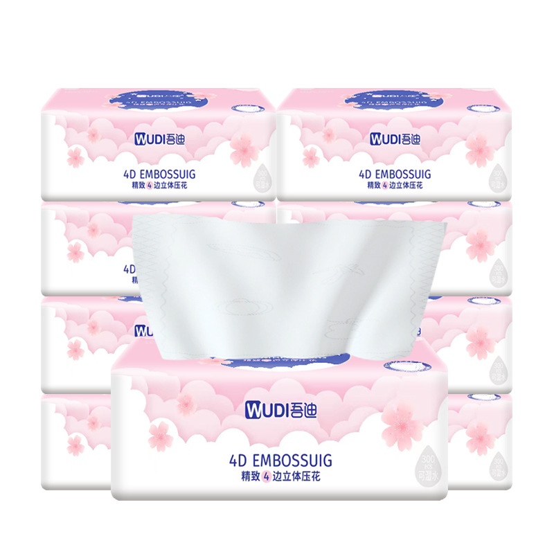 Wenbo Tissue Soft & Gentle On Skin Cleaning Dry Tissue Value Pack ...