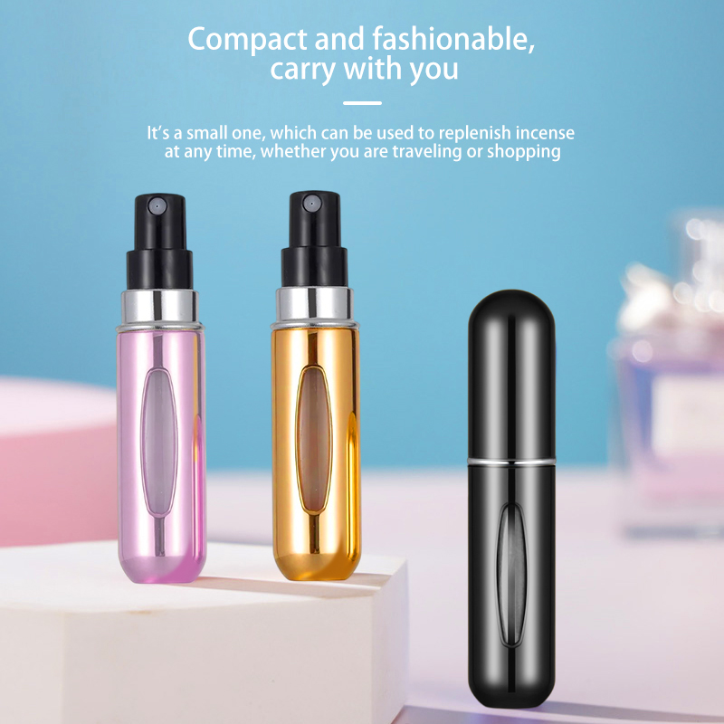 Refillable Perfume Atomizer Spray Bottle Portable Mini Empty case ...