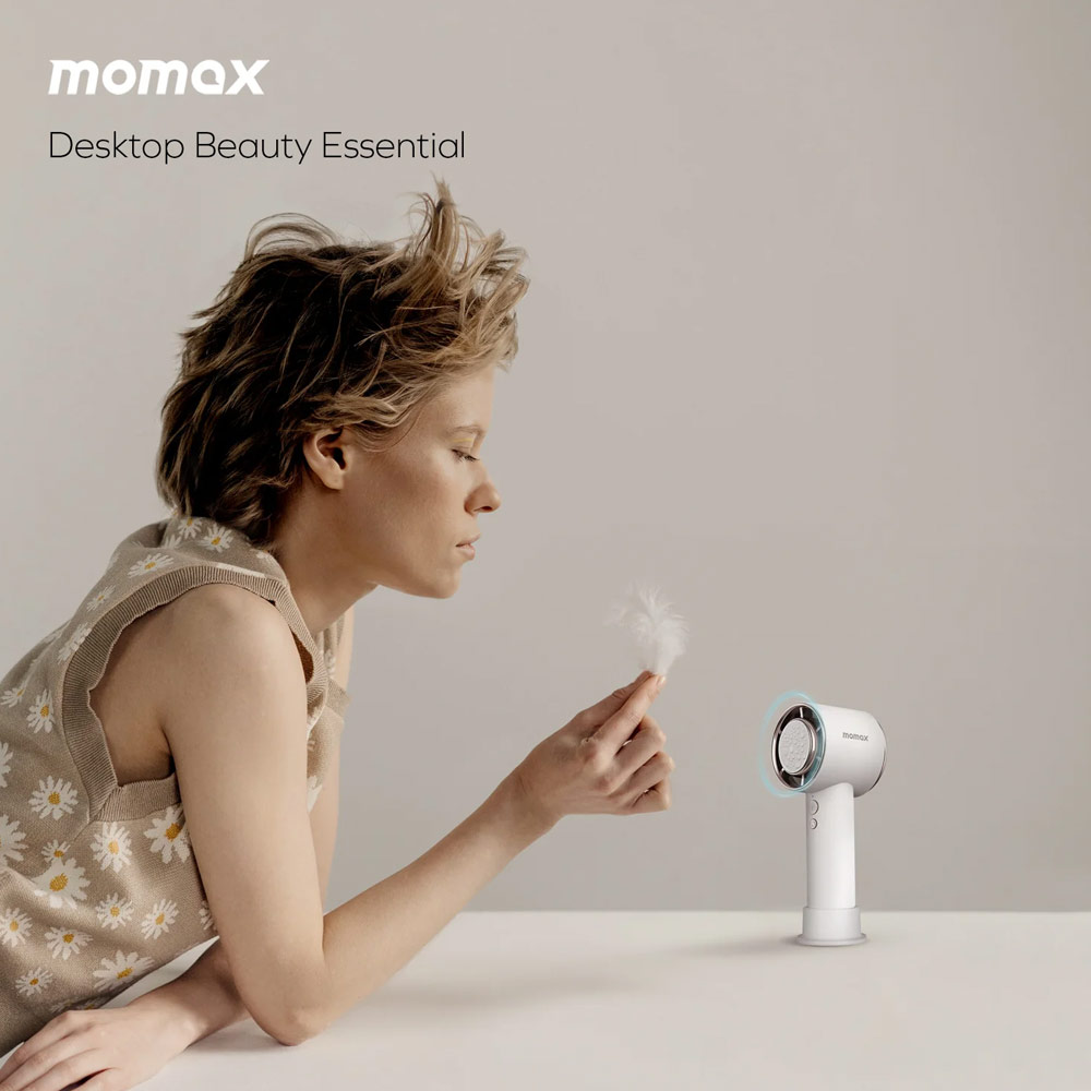 Momax Portable Handheld Fan Ultra Freeze High Speed 12000RPM Cooling ...