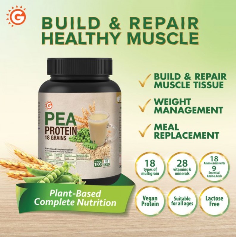 Goodmorning Good Morning Pea Protein 18 Grains 1kg | Shopee Malaysia