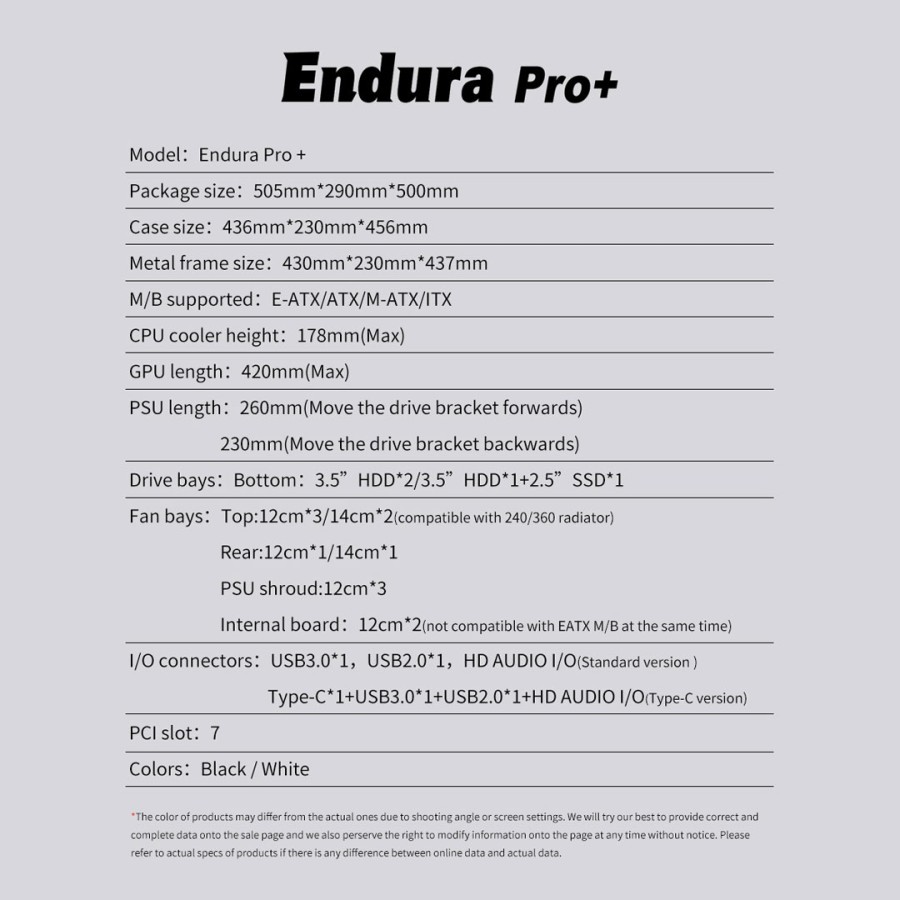 SEGOTEP ENDURA PRO+ TRANSPARENT PANORAMA ATX CASE COME WITH 3*120mm ...
