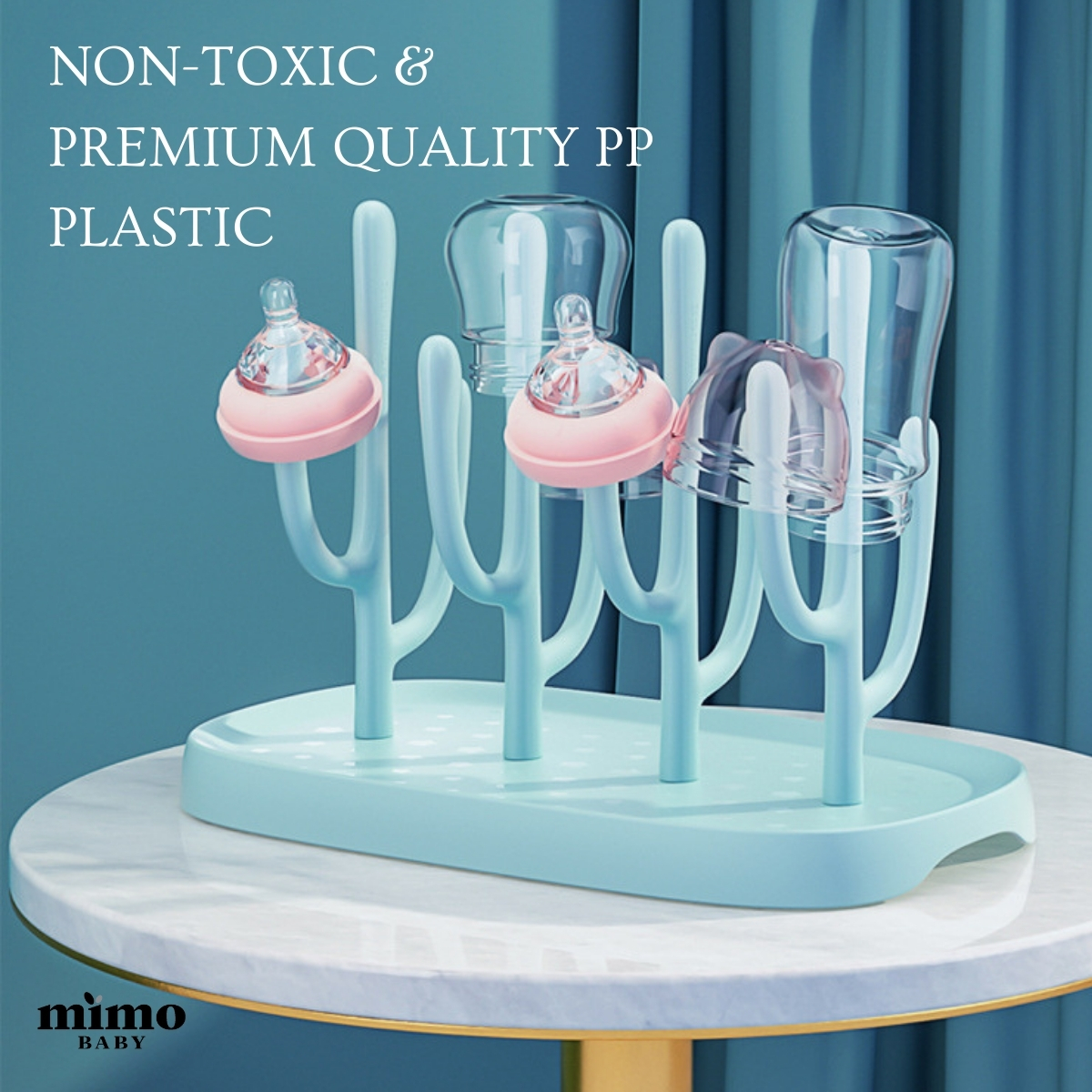 Mimo Baby 12 Sticks Milk Bottle & Breast Pump Dripping Tray | Drying ...