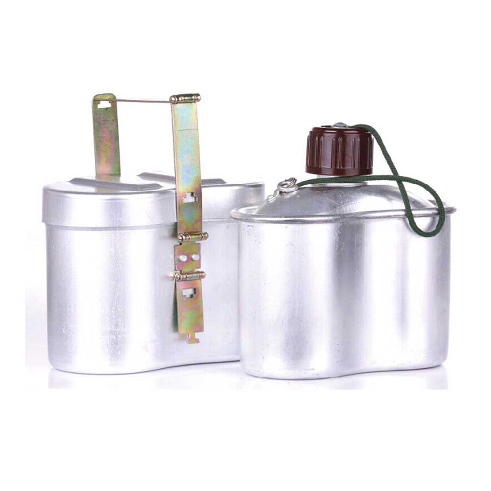 Outdoor Canteen Kit Hiking Canteen Bottle Water Mess Cup Camping Mess ...