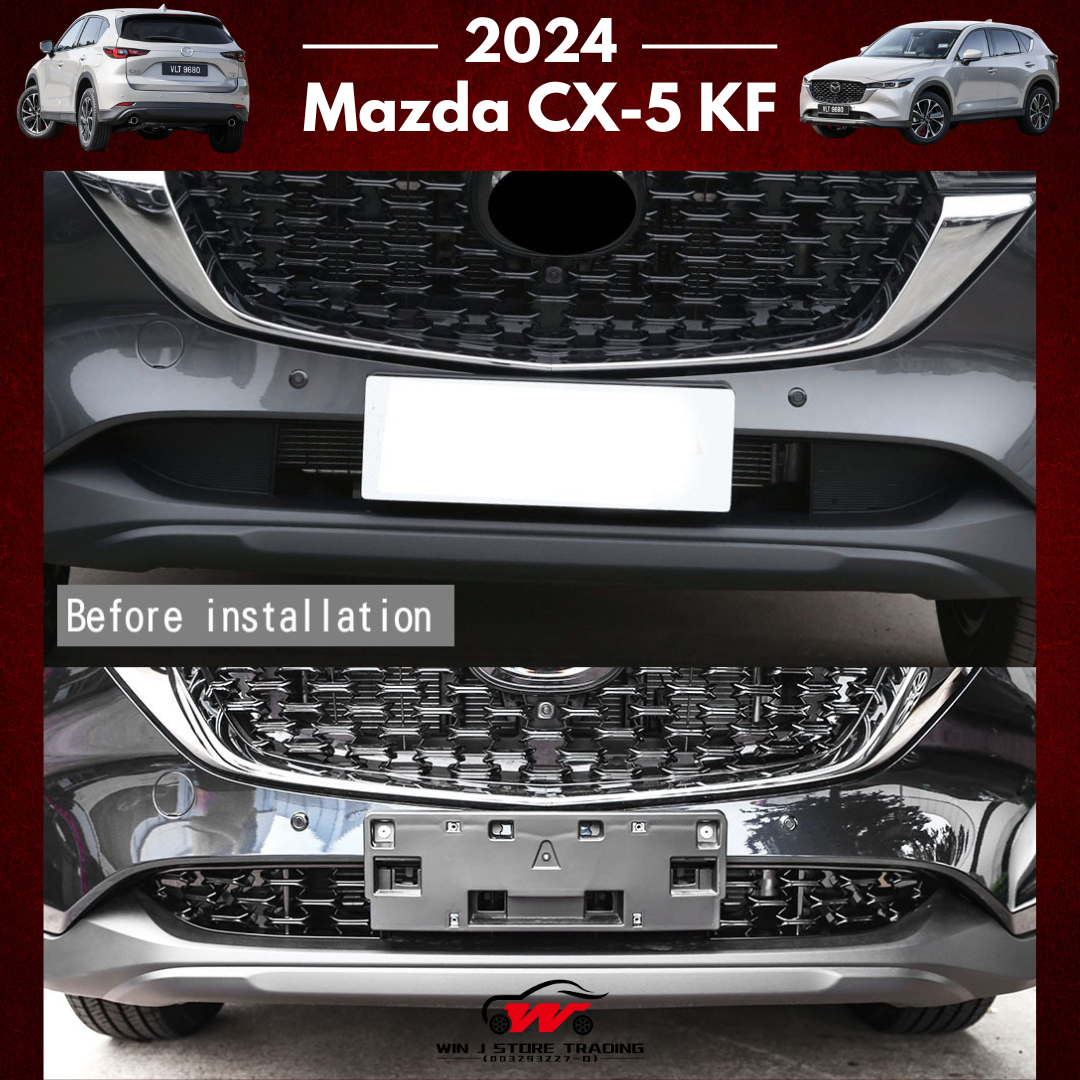 Mazda Cx5 KF CX-5(2nd Gen) 2024 Facelift Front Bumper Lower Grille Mesh ...