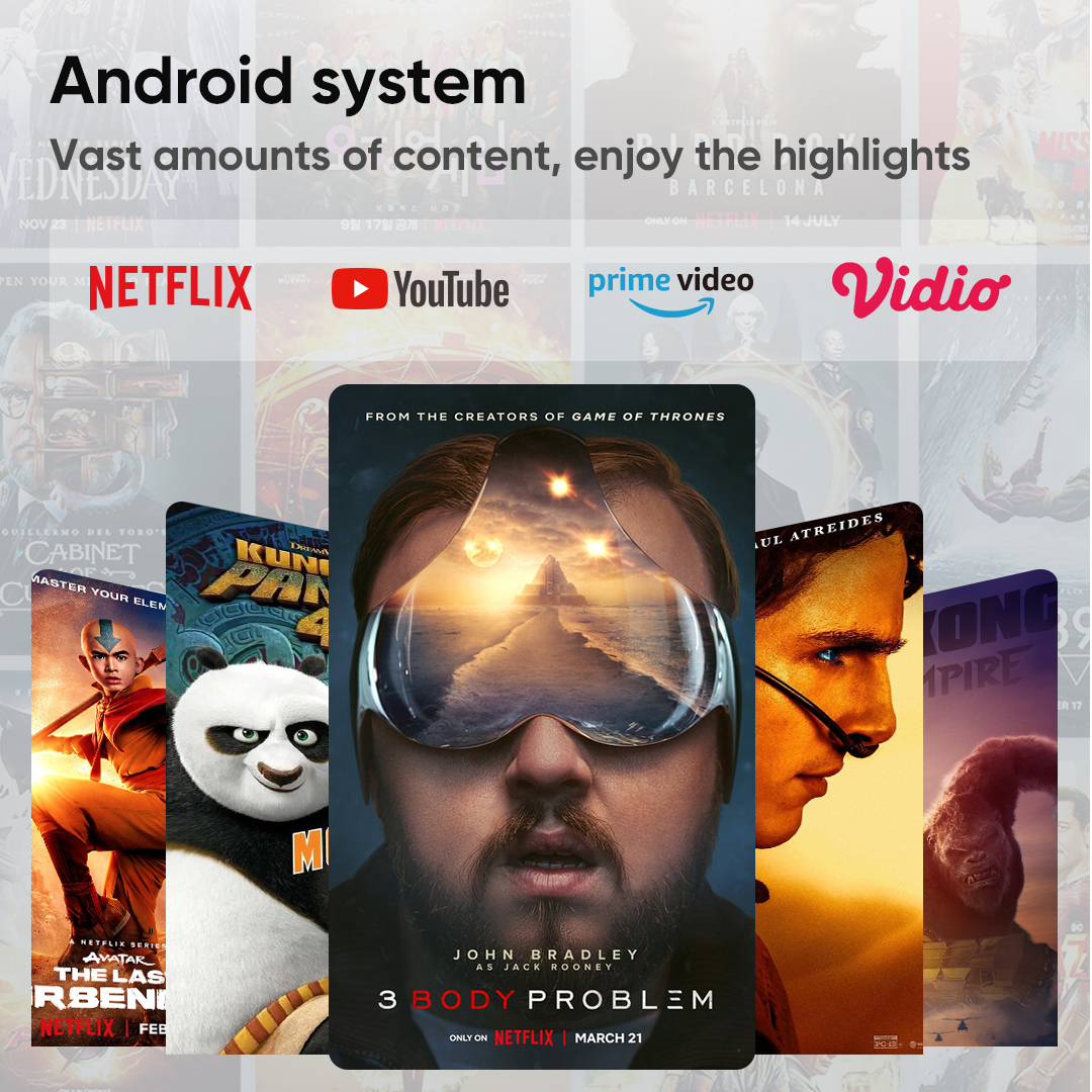 EROC Monet Projector Mini Home Theater Full HD 1080P Portable Projector ...