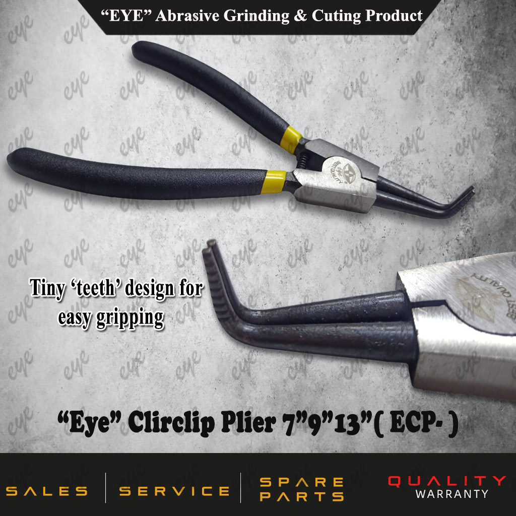 [ EYE ] Circlip Plier 7" 9" 13" Straight Bent Internal External/ 90 ...