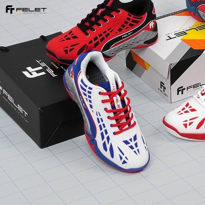 [FREE SOCKS] FELET Spider Boost / Galaxy Boost Badminton Shoes 100 ...