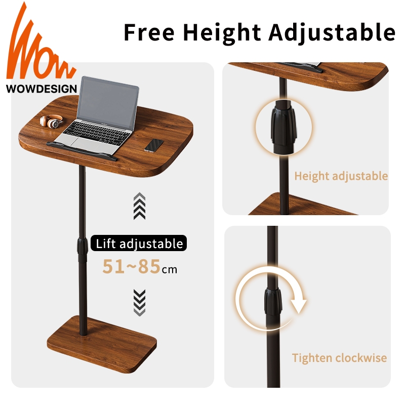 Adjustable Height Bedside Table Foldable Table Liftable Laptop Table ...