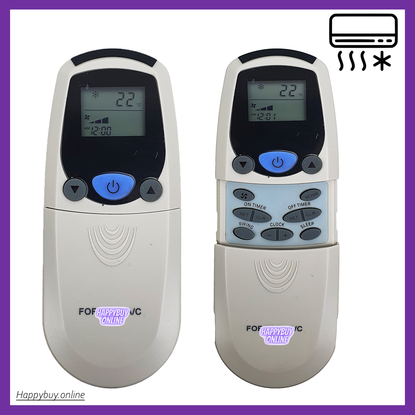Yorks Acsons Air Cond Replacement Remote Aircond Air Conditioner Remote ...