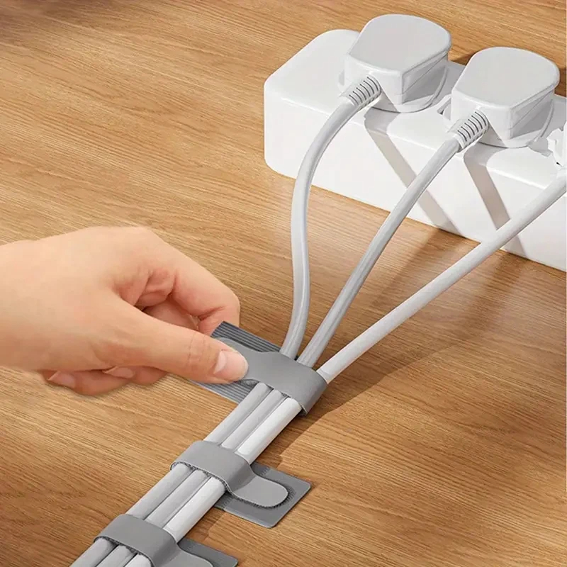 Self Stick Wire Organizer Cable Tie Desktop Cable Management Data Cable ...