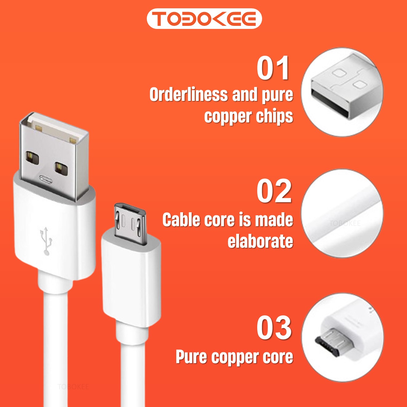 Micro Usb Extension Cable 1m3m5m10m Fast Charging Sync Data Cable 3926