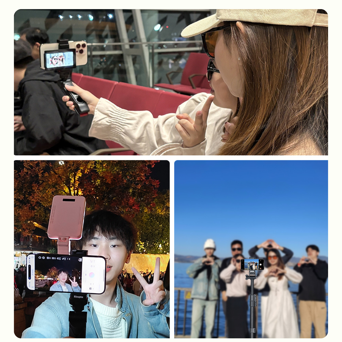 KingMa VL-PH01 Max Phone Vlog Selfie Casting Monitor Screen for iPhone ...